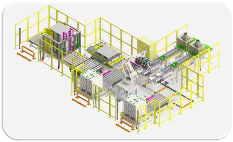 Dual Gripper Robot Palletizer